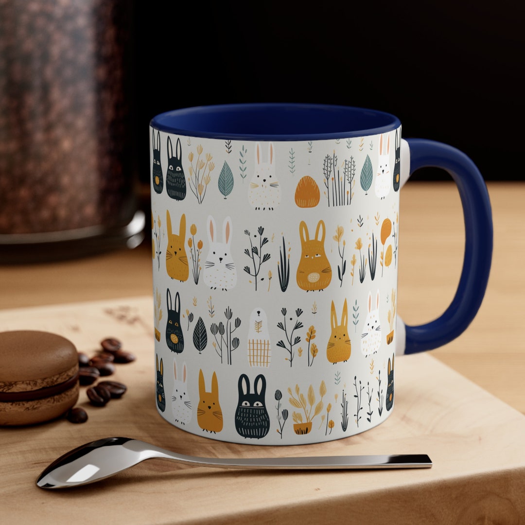 Rabbit Coffee Mug, Cute Bunny Gift, Pet Rabbit Lover, Gift for Her ...