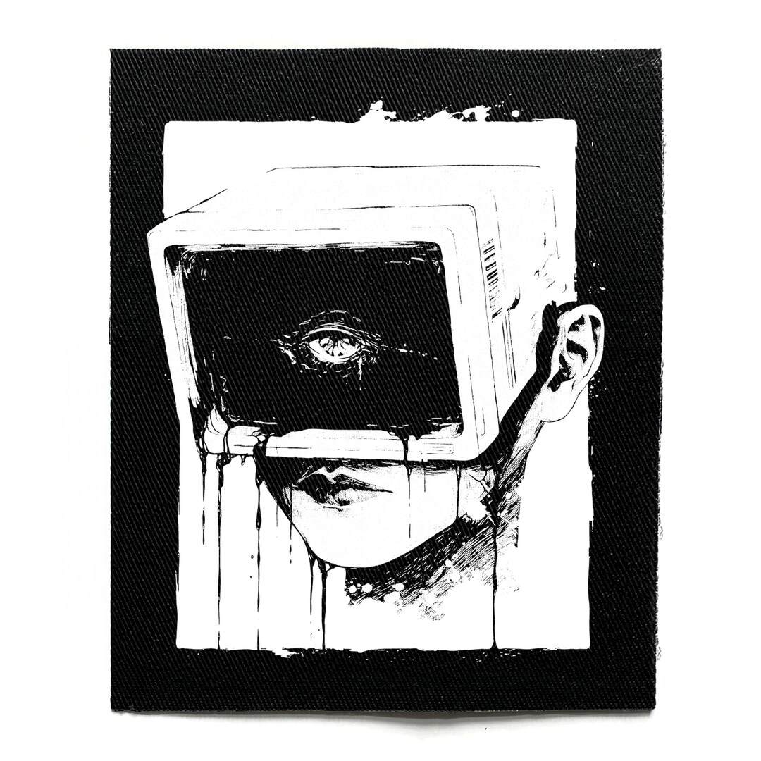 Weirdcore Dystopian Computer Sew on Patch – Cyberpunk, Futuristic Sci ...