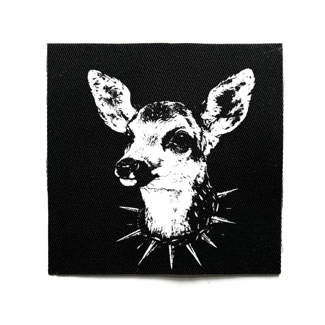 Deer Fawn Punk Sew on Patch – Cottagecore, Crust Punk, Folk, Goth ...