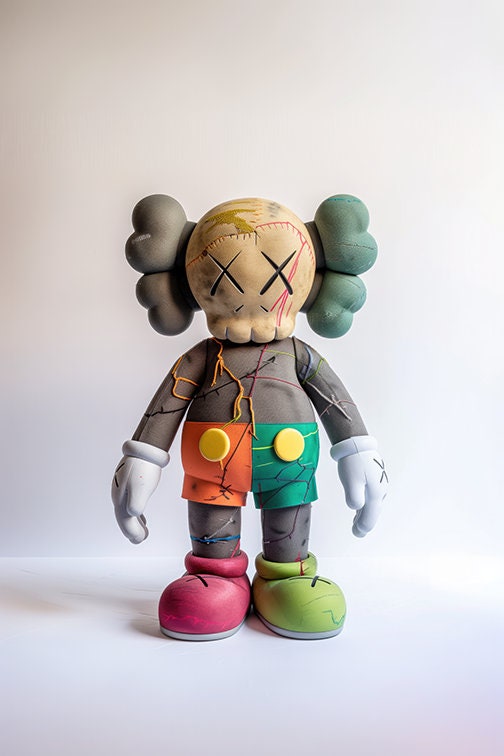 Hypebeast Kaws Poster, 80's Cartoon Figures, Set of 11 Kaws, Deadpool ...