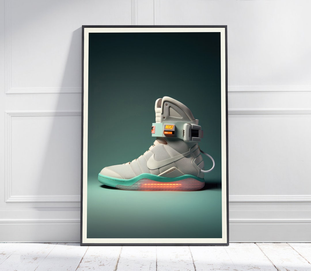 Hypebeast, Nike Wall Art, Nike Poster, Sneaker Art, NIKE MAG, Sneaker ...