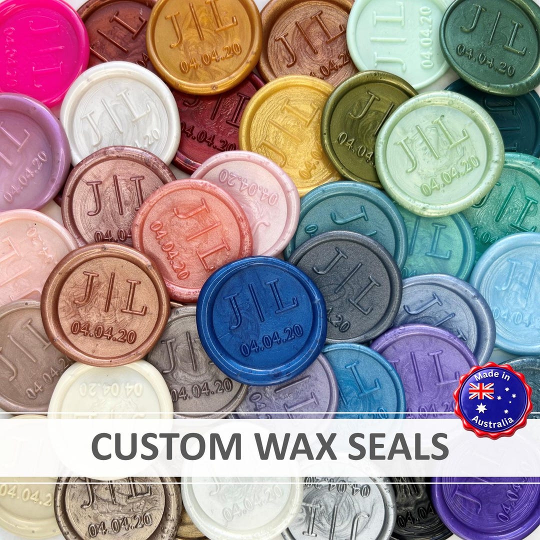 Custom Wax Seal Stickers - Etsy Australia