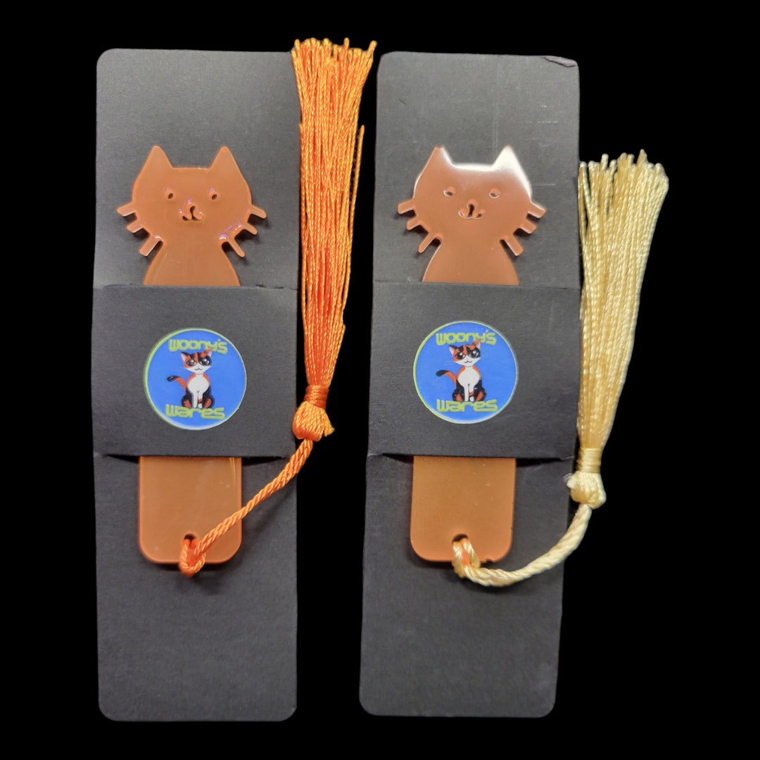 Cat Face Resin Bookmarks - Small Glow-in-the-dark | Pet | Animal Lover ...