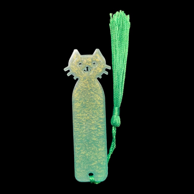 Cat Face Resin Bookmarks - Small | Pet | Animal Lover | Bookish | Book ...
