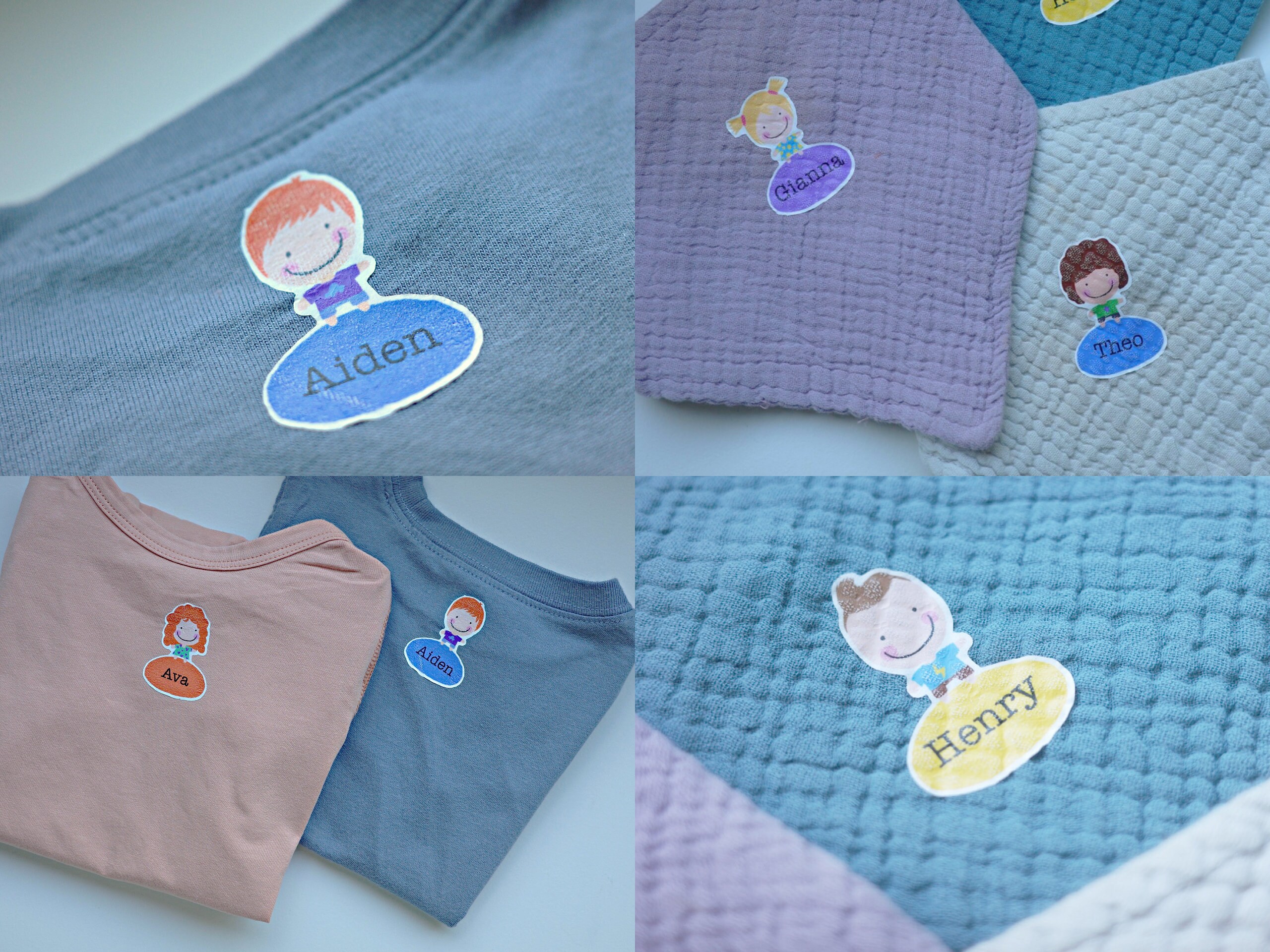 Iron on Labels Avatar Boy Labels Fabric Labels Clothing - Etsy