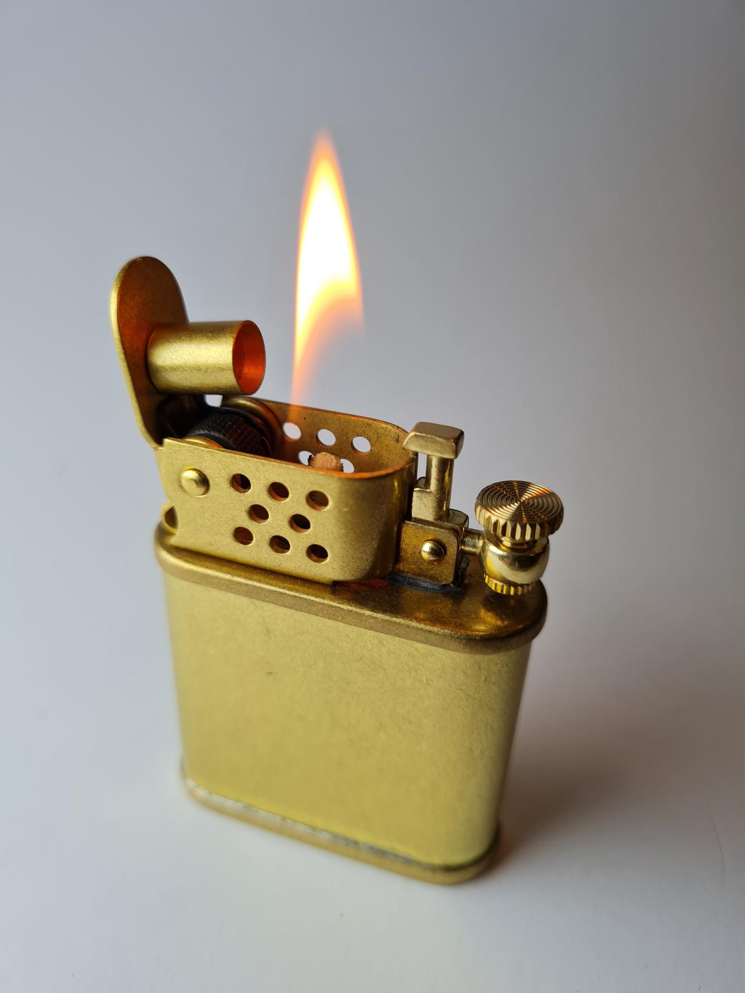 Vintage Gold Lock & Light Screw-button Lighter – A Collector's Dream in ...