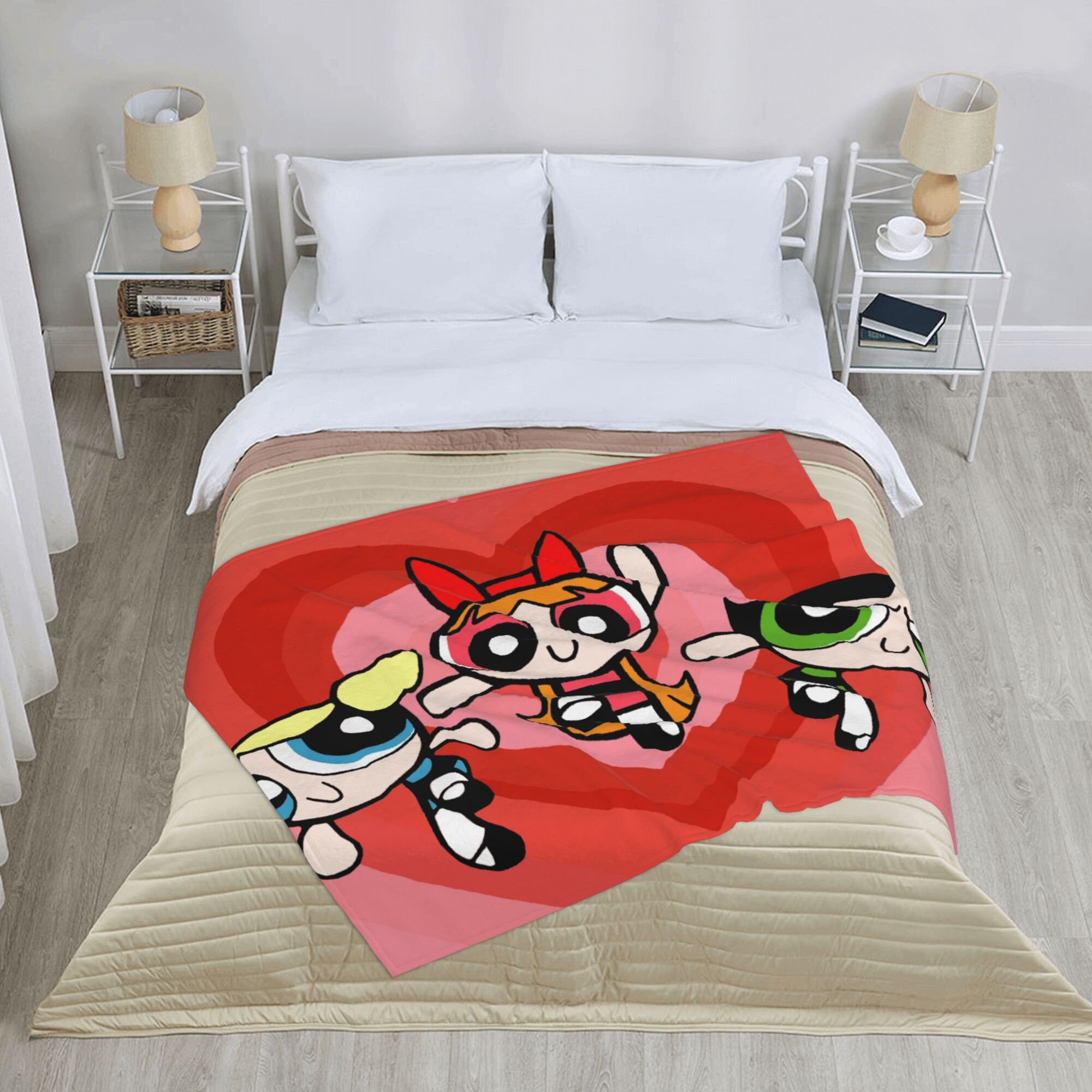 Personalized Name the Powerpuff Giris Blankets Custom Throw - Etsy