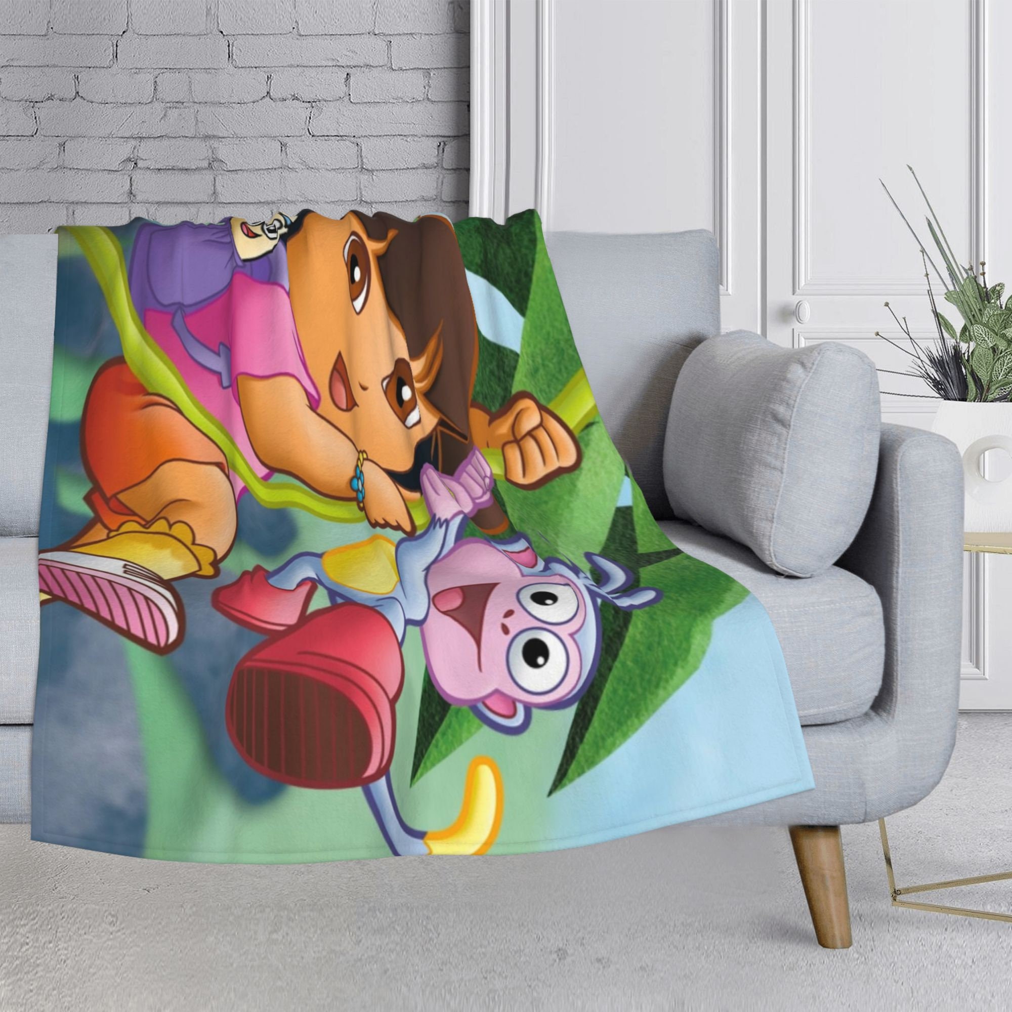 Custom Name the Dora the Explorer Blanket Baby Girl Boy - Etsy