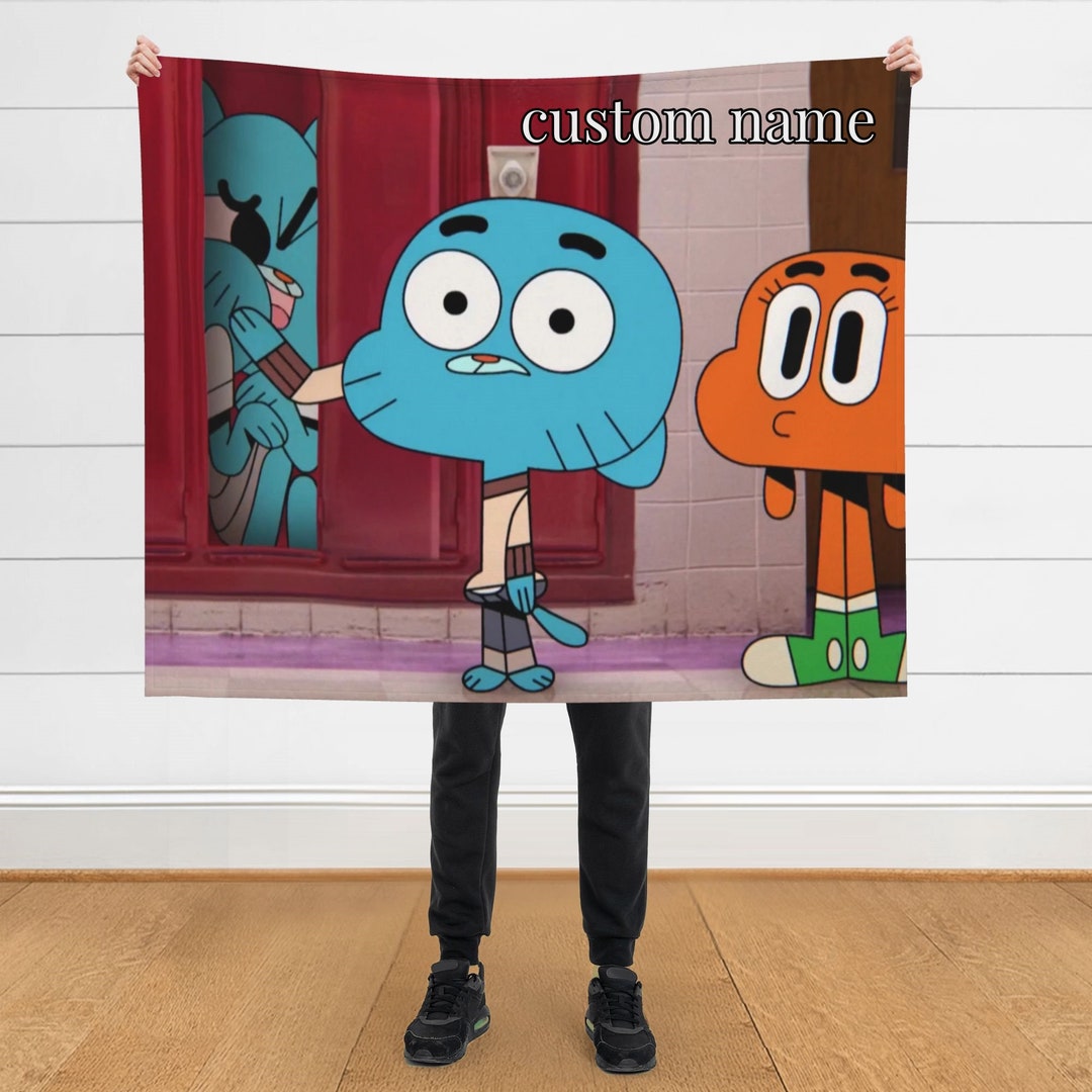 Personalized Name the Amazing World of Gumball Blankets Custom - Etsy