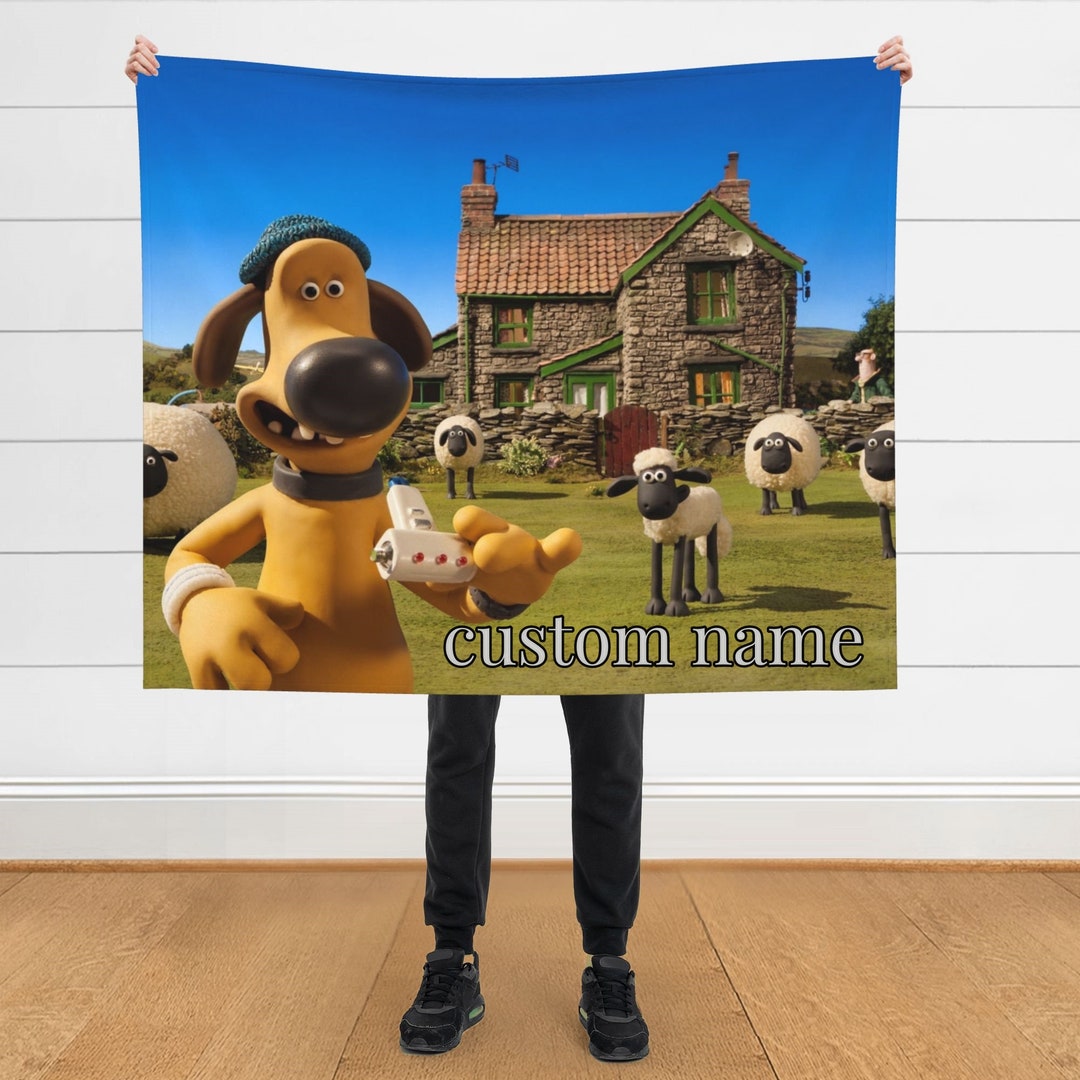Personalized Name Shaun the Sheep Blankets Custom Throw - Etsy