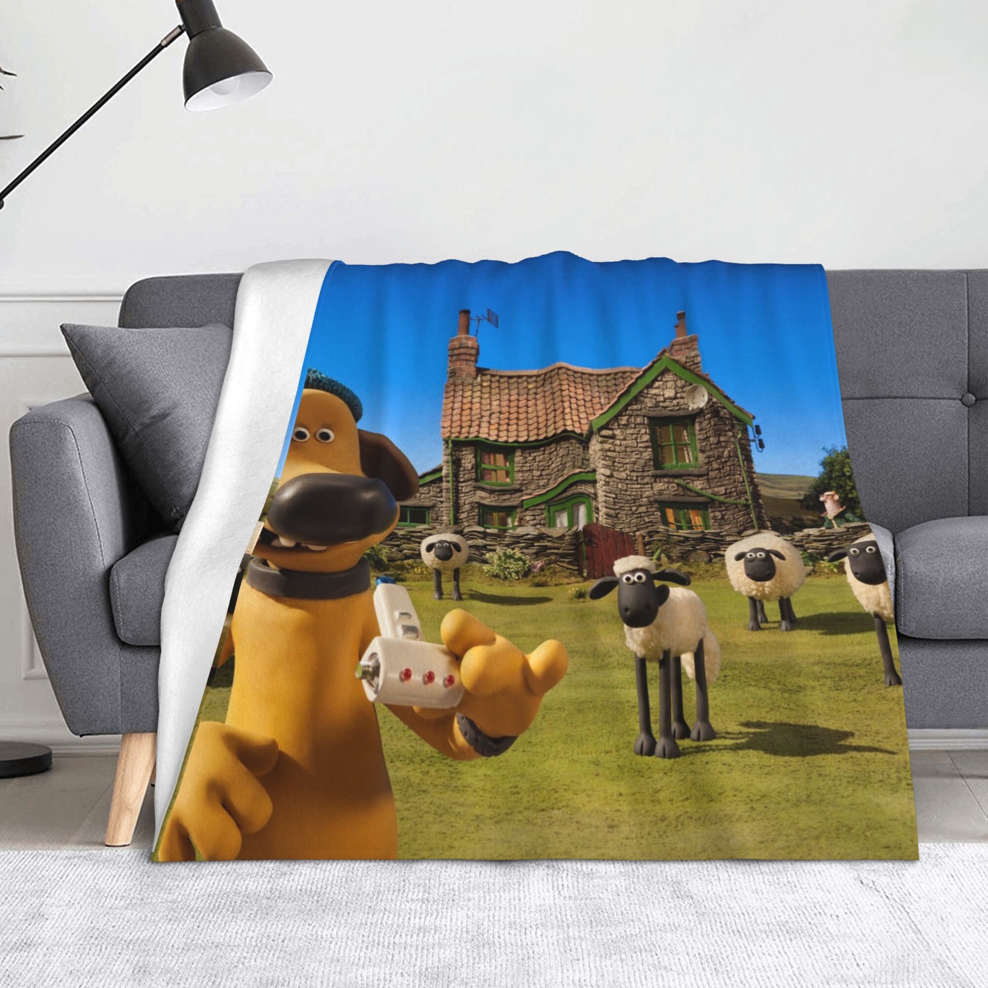 Personalized Name Shaun the Sheep Blankets Custom Throw - Etsy