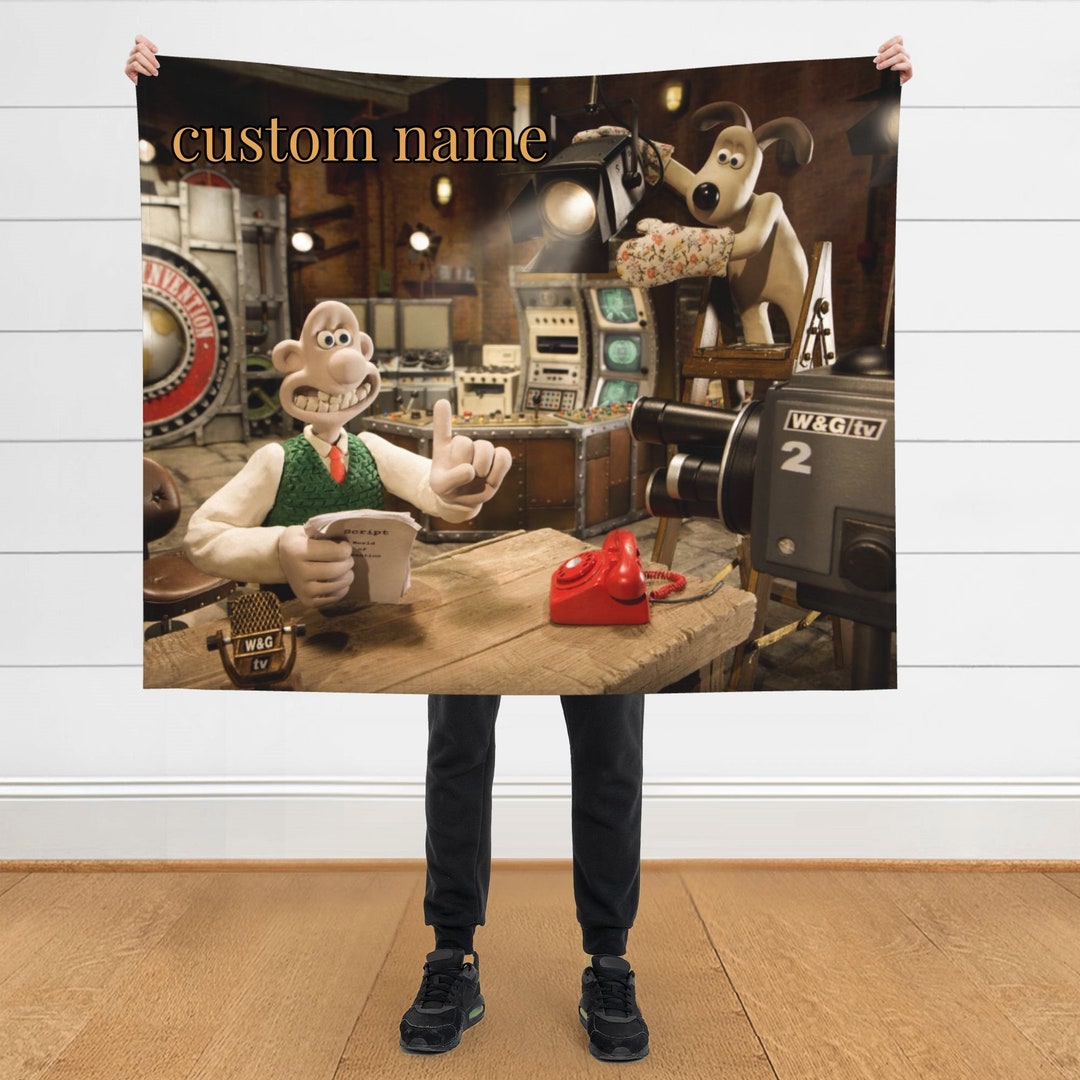 Personalized Name Wallace and Gromit Blankets Custom Throw - Etsy