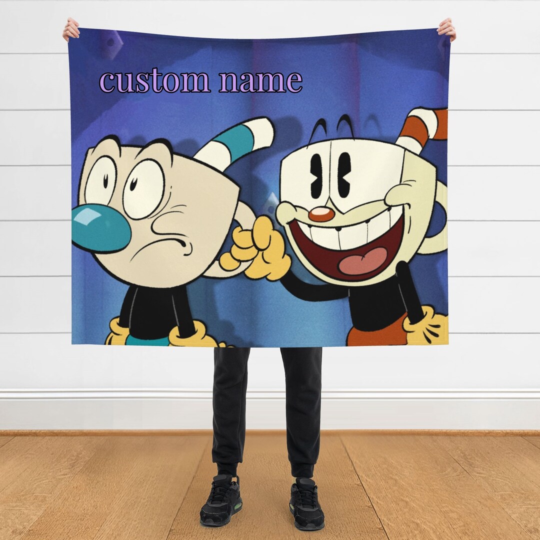 Personalized Name the Cuphead Show Blankets Custom Throw - Etsy