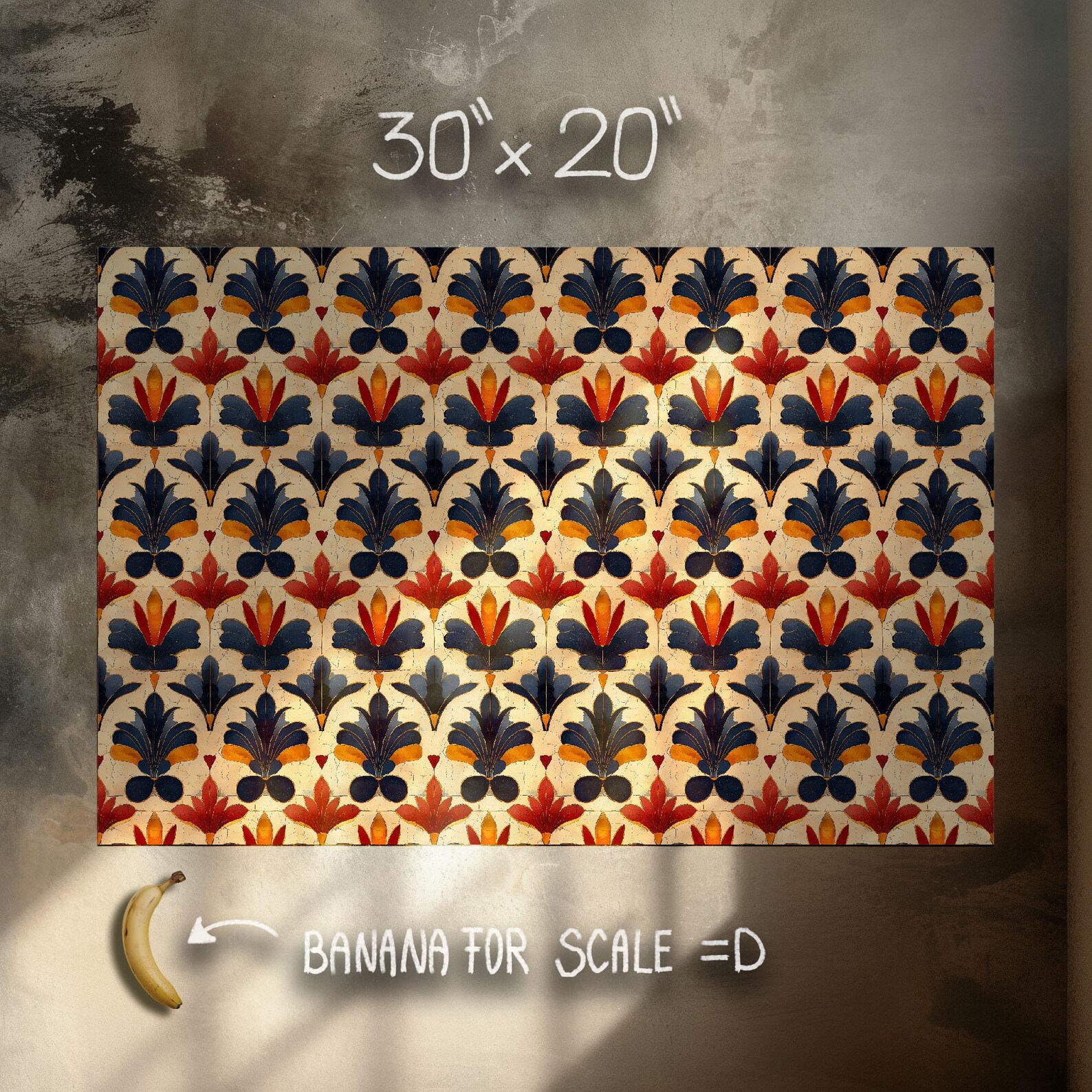 Egyptian Gift Wrap Ancient Tile Wrapping Paper for History Lovers ...