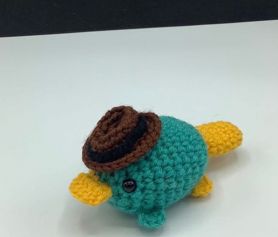Crochet Perry the Platypus Plush Stuffed Animal - Etsy