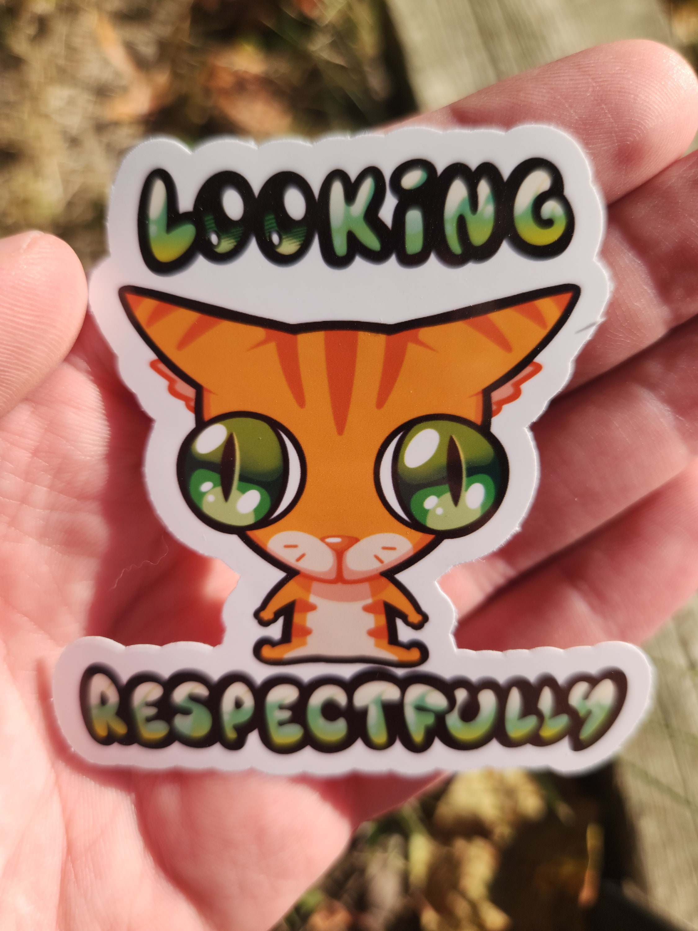 Crying Thumbs up Cat Meme Sticker - Etsy
