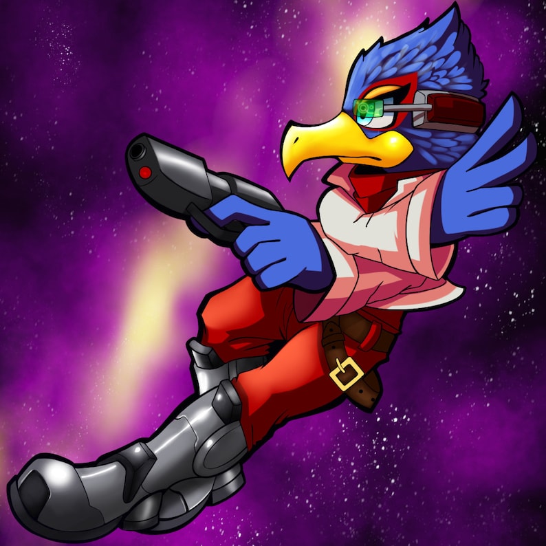 Nintendo Super Smash Bros - Star Fox Space Animals Sticker Pack - Etsy