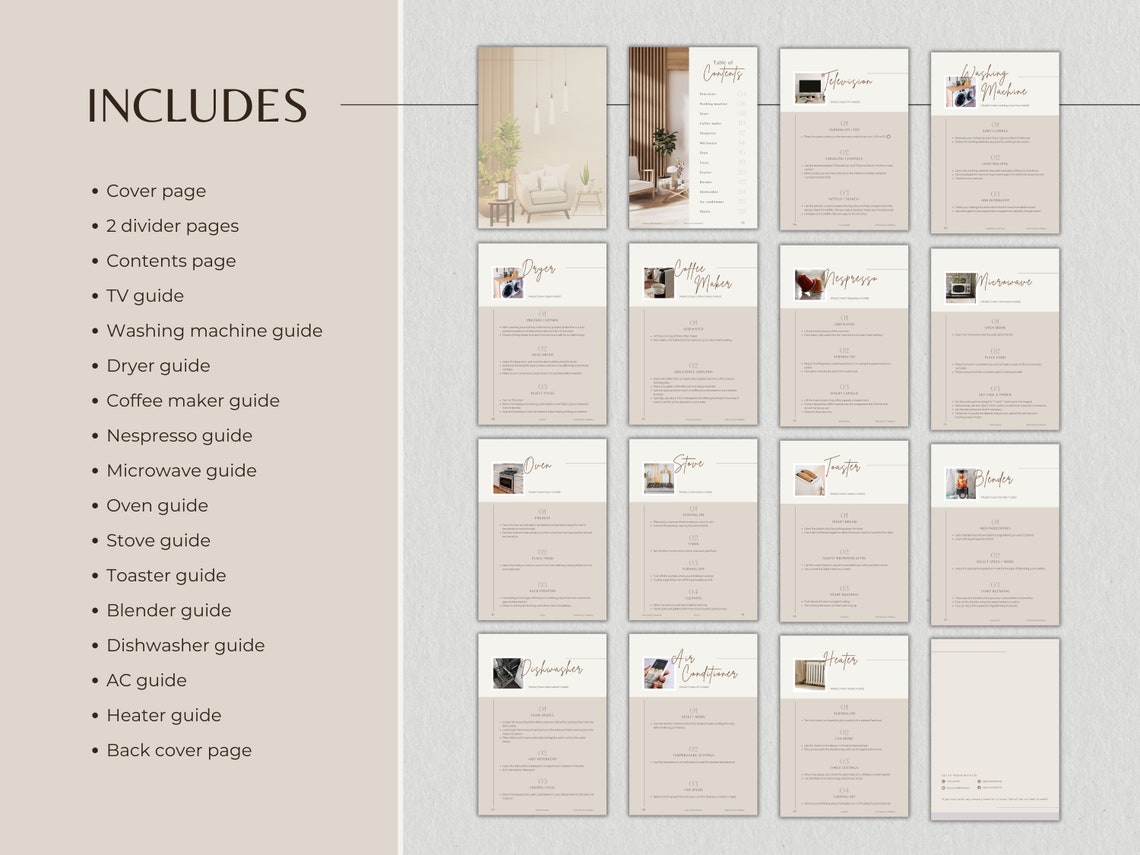 Airbnb Host Bundle, Welcome Book, Vacation Rental Handbook, VRBO, STR ...