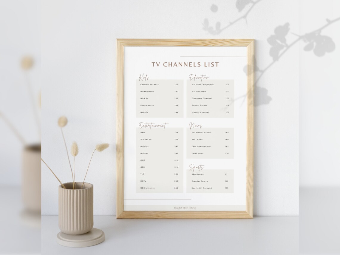 Airbnb TV Channels List, Cable TV Movie Show Tracker, Program ...