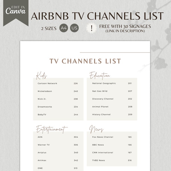 Tv Guide Listings - Etsy