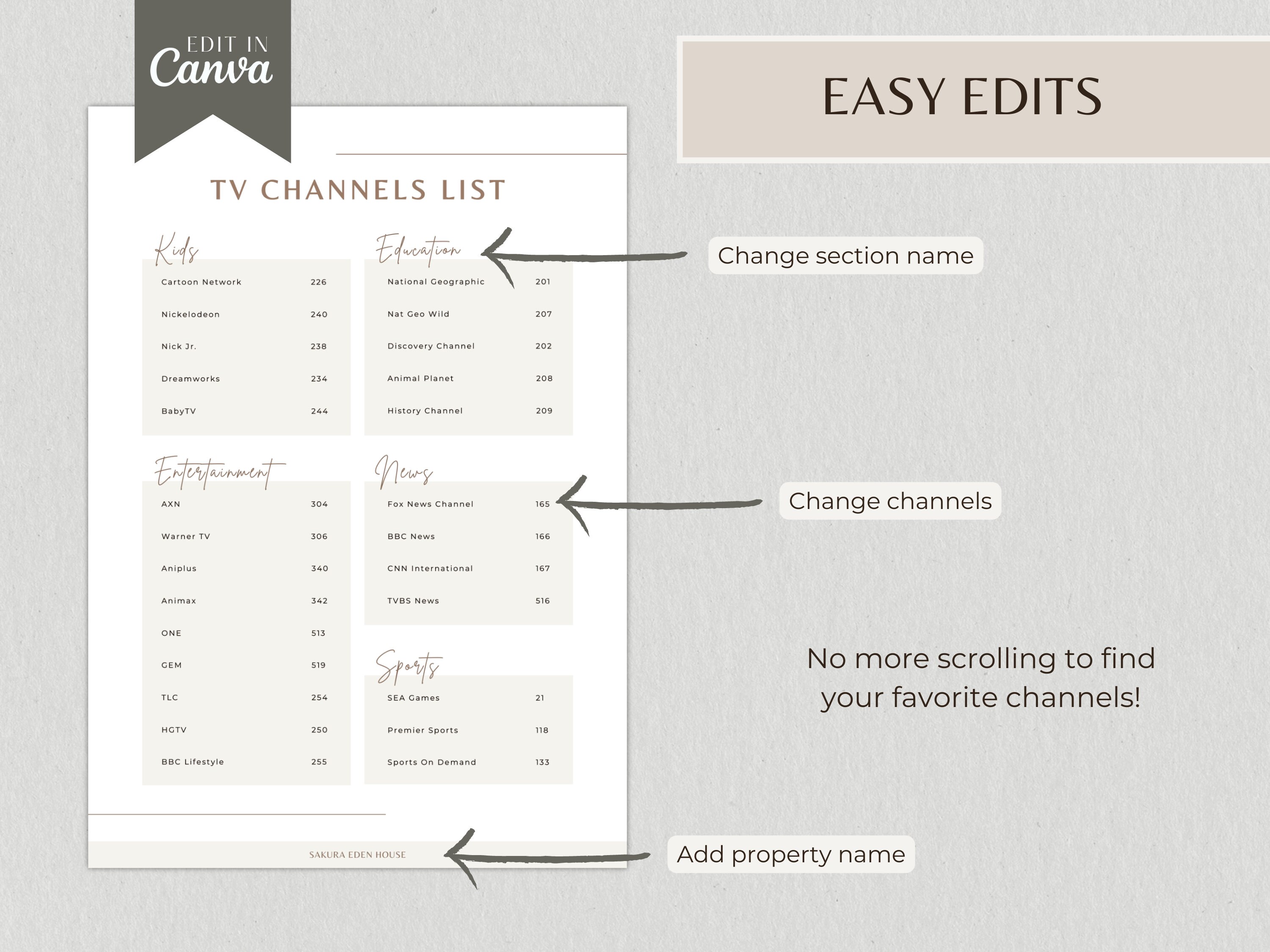 Airbnb TV Channels List, Cable TV Movie Show Tracker, Program ...