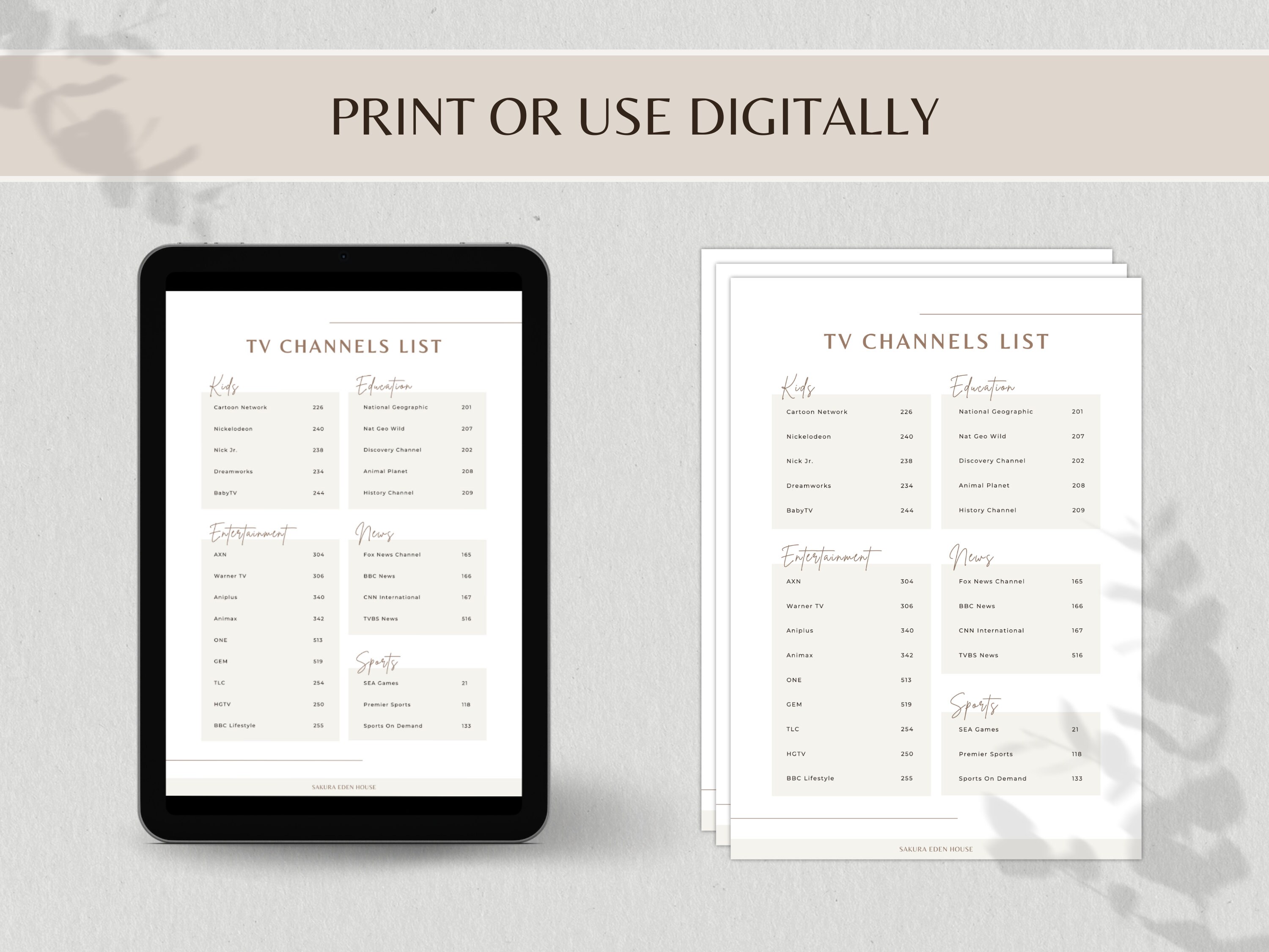 Airbnb TV Channels List, Cable TV Movie Show Tracker, Program ...