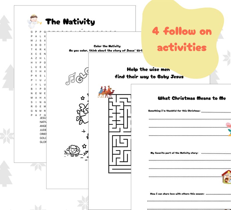 Christmas Nativity Scavenger Hunt | Faith Adventure for Big Kids ...