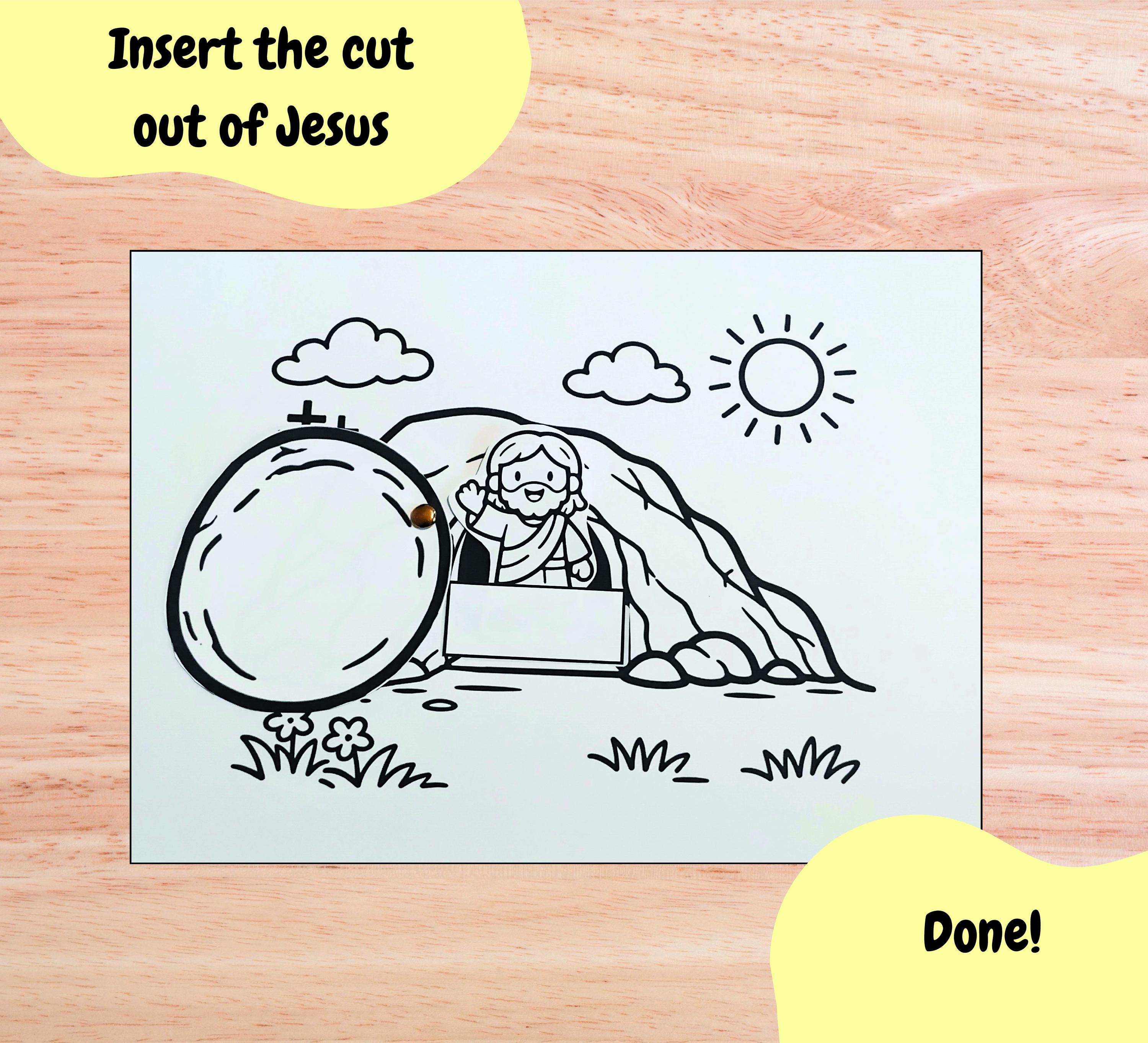 Easter Craft Kids | Resurrection Craft | Jesus is Risen | Christian ...