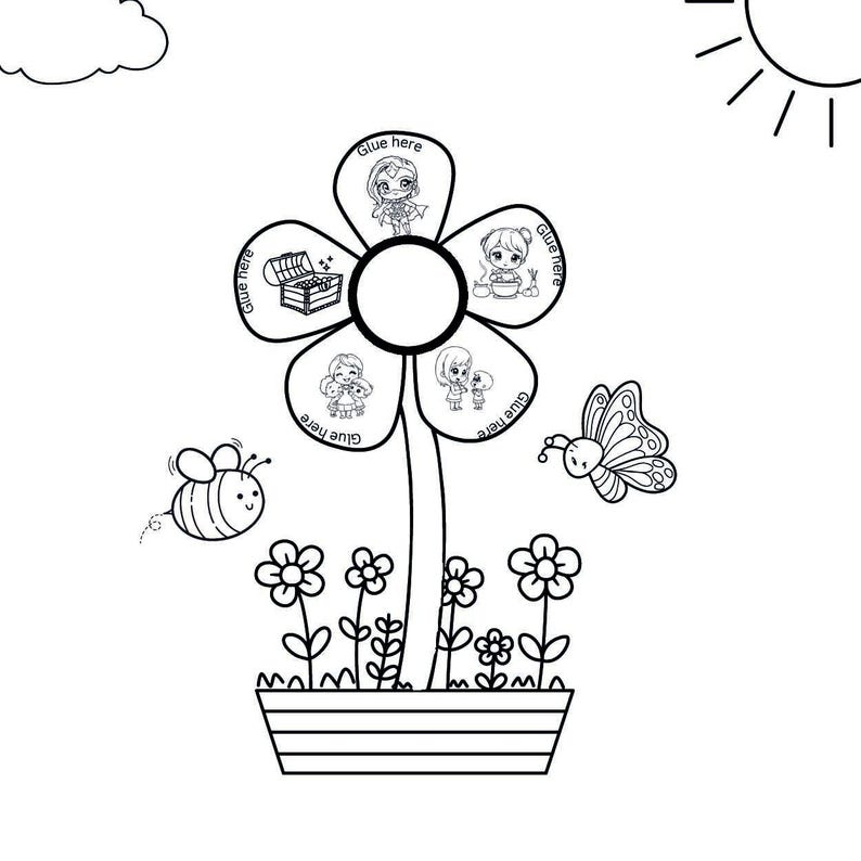 Printable Mothers Day Coloring Craft | Sunday School Craft for Kids ...