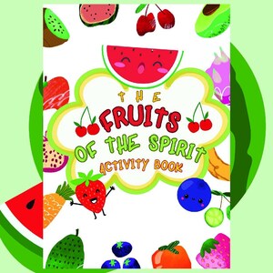 Fruits of the Spirit Kids Activity Book, Bible Coloring Pages (digital ...