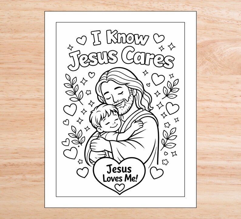 Kids Bible Coloring Page | Christian Coloring Page | Bible Coloring ...