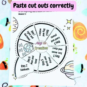 God’s Creation Story Activity – Faith-based Educational Coloring Craft ...