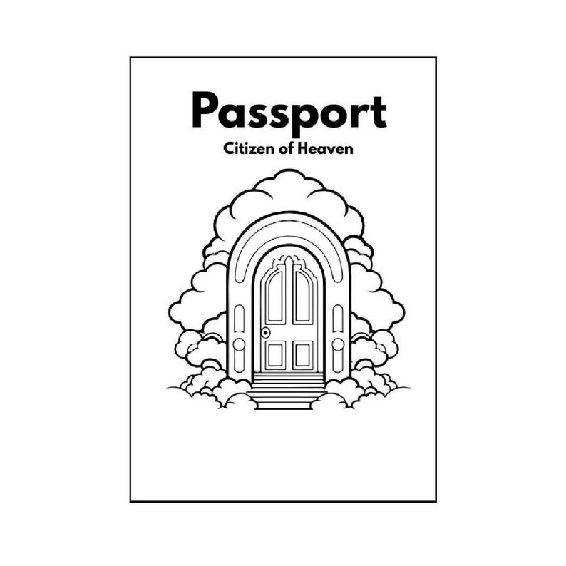 Christian Kids Passport Craft, Printable Sunday School Activity ...