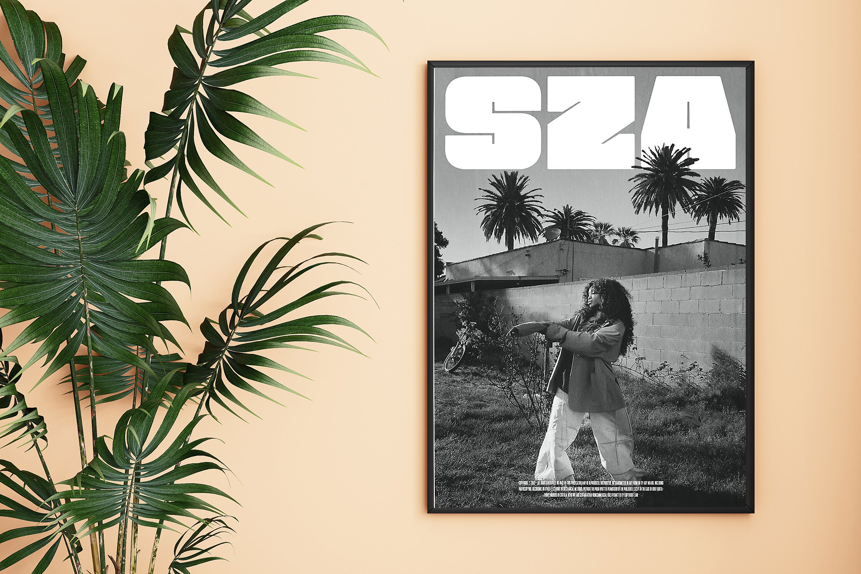 Vintage SzaPoster, SZA CTRL Print, Sza Tracklist Poster sold by 1 alis ...