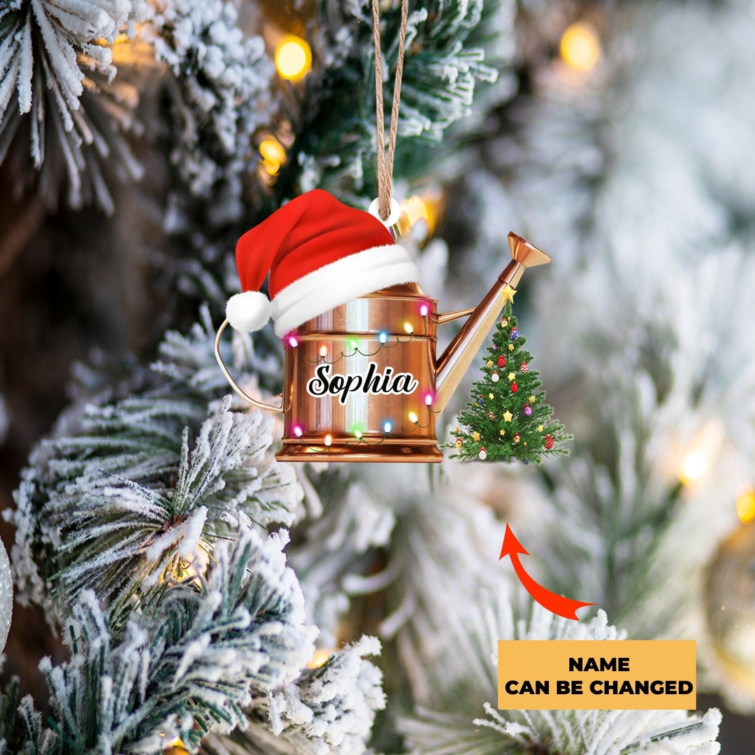 Personalized Watering Can Christmas 2023 Ornament Custom - Etsy