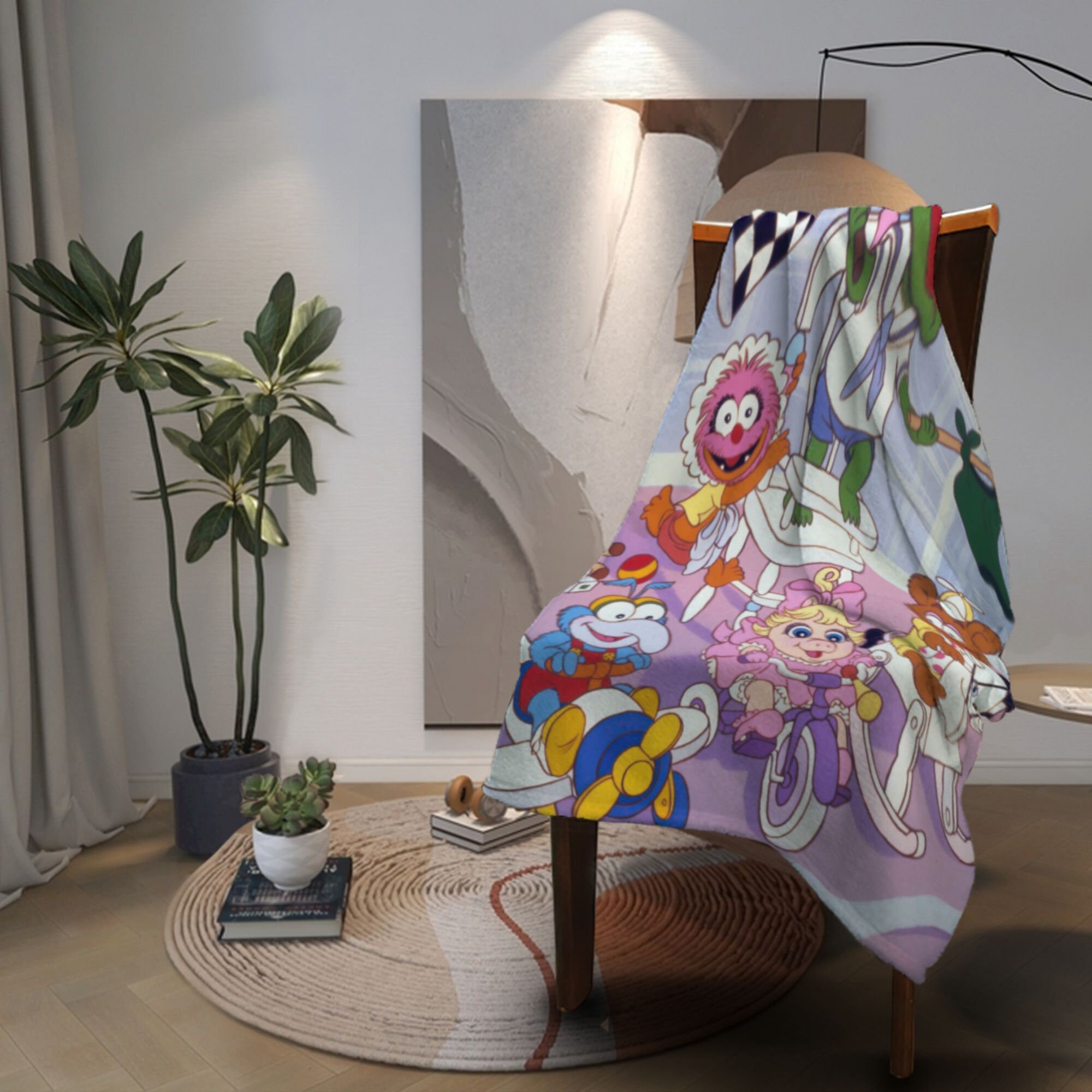 Muppet Babies Blanket Personalized Blanket, Custom Name Soft Baby ...