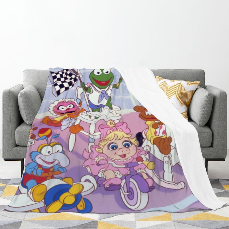 Muppet Babies Blanket Personalized Blanket, Custom Name Soft Baby ...