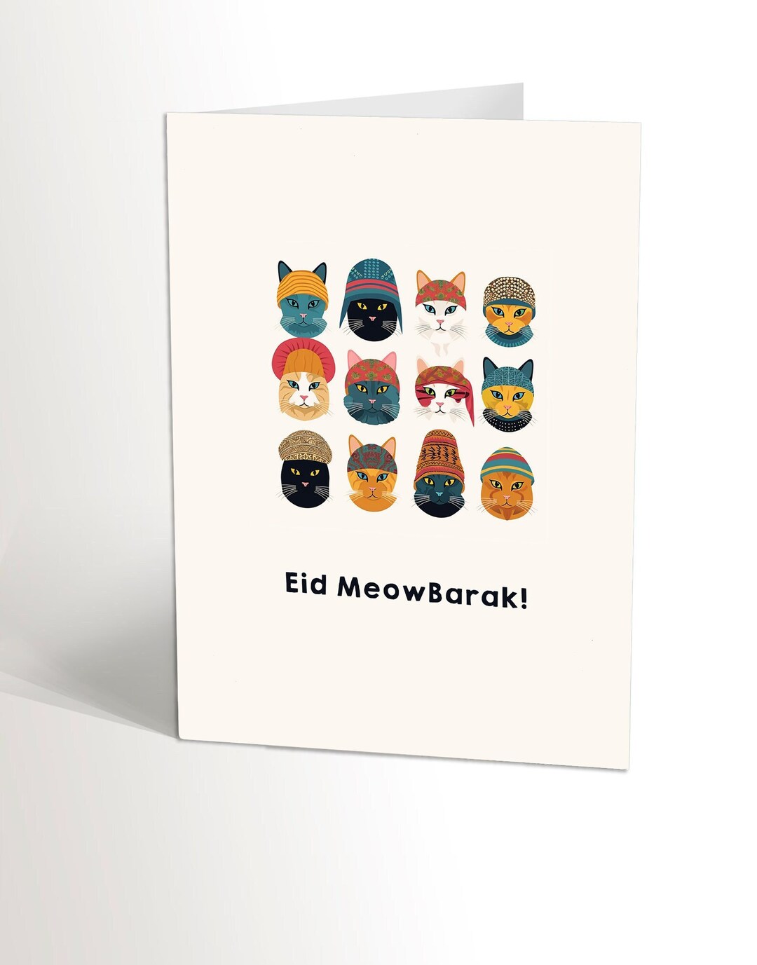 EID CARD | Printable Digital Download | Modern Eid Mubarak Greeting ...