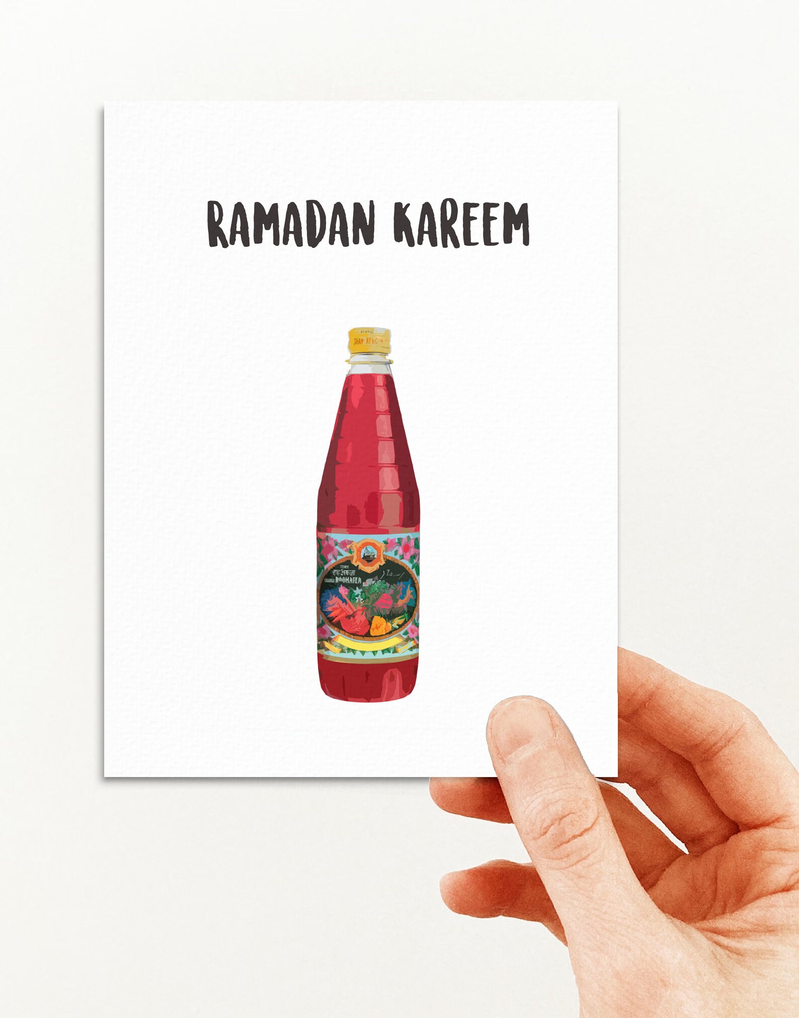 RAMADAN CARD Printable Digital Download Modern Ramadan Mubarak Greeting ...