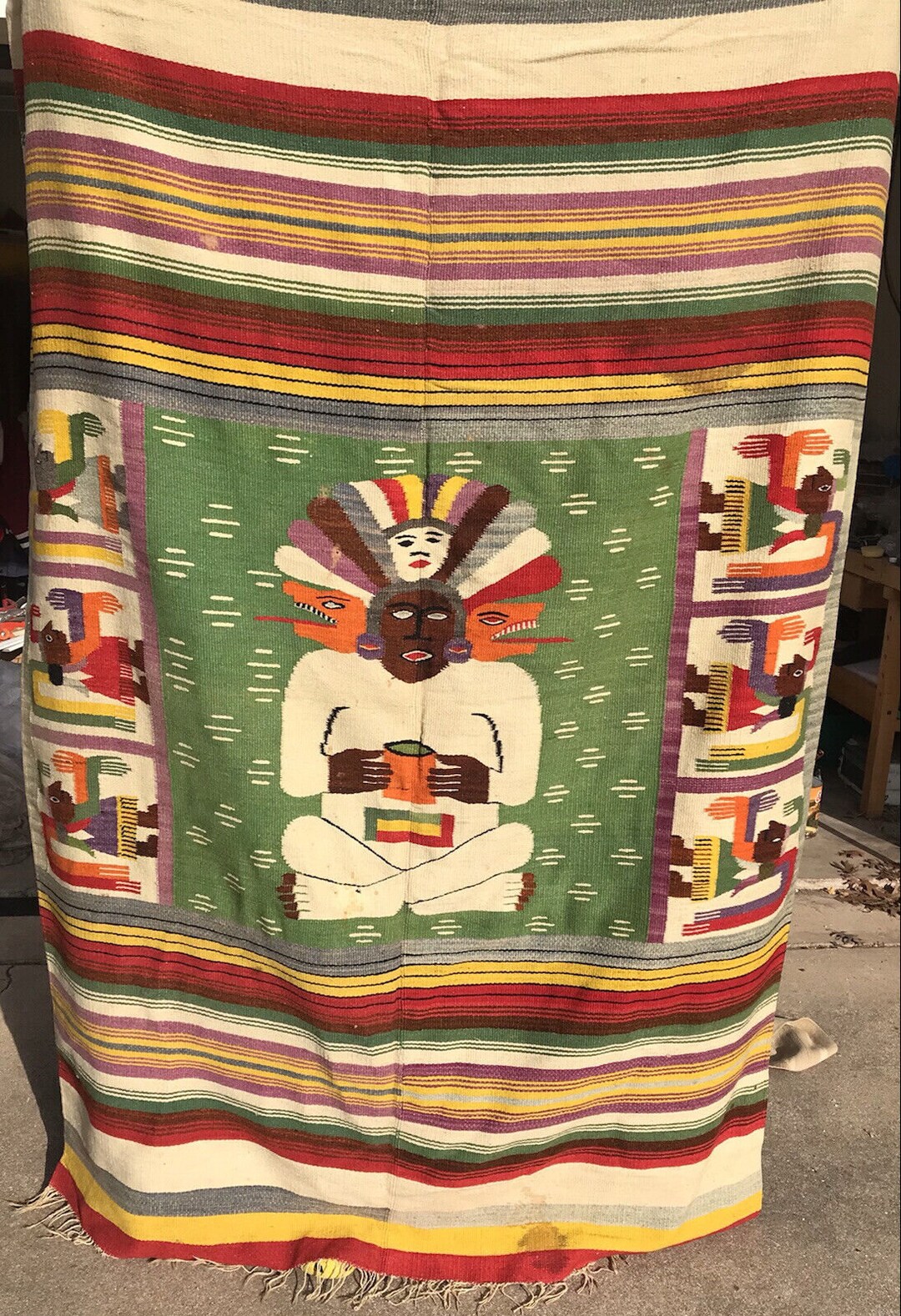 Mexican Saltillo Rug - Etsy