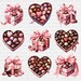 Watercolor Valentine’s Day Chocolate Box PNG Clipart Bundle | Sweets ...
