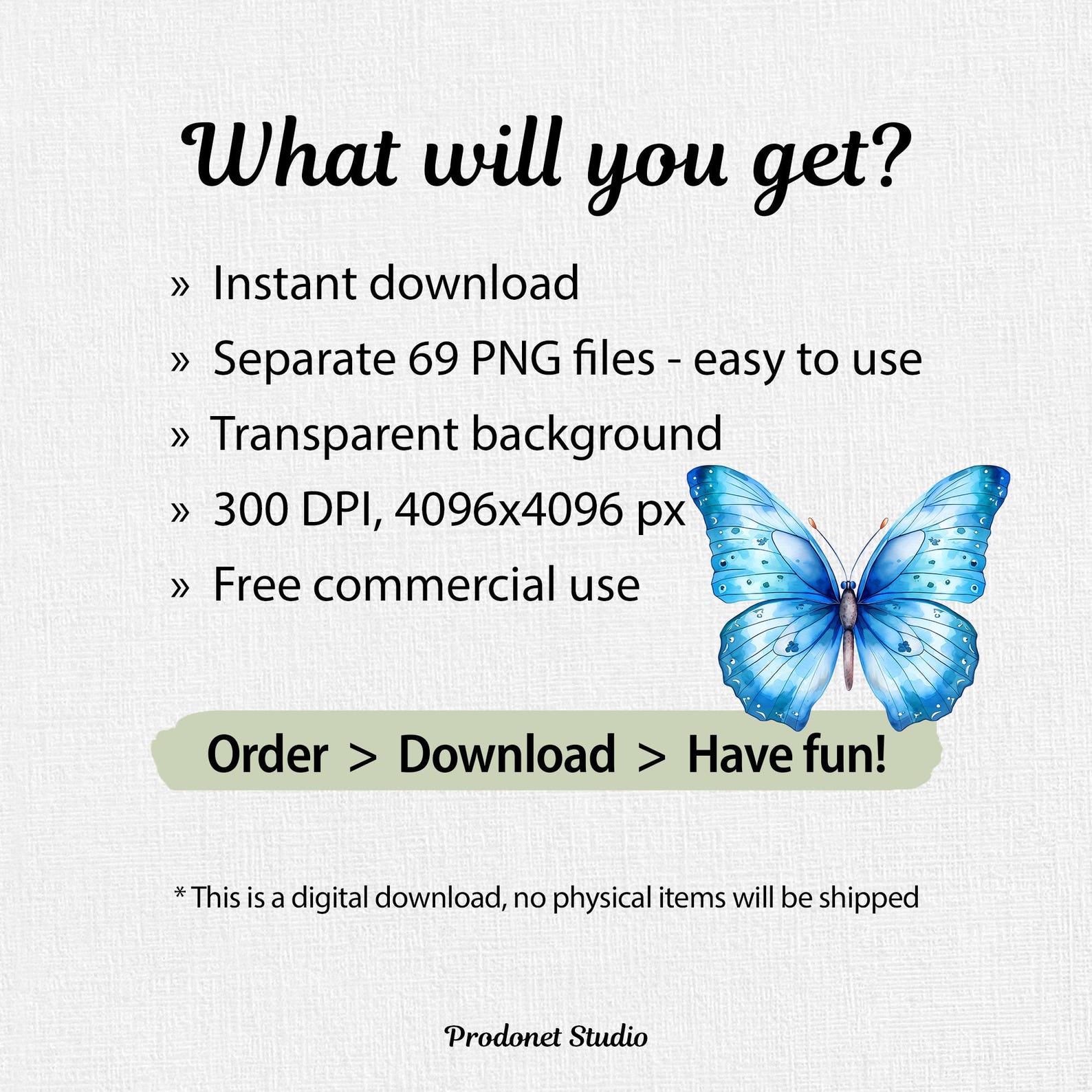 Watercolor Butterfly PNG Clipart Bundle #1, Colorful Butterfly Clipart ...