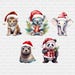 Watercolor Christmas Animals PNG Bundle, Christmas Animals Clipart ...