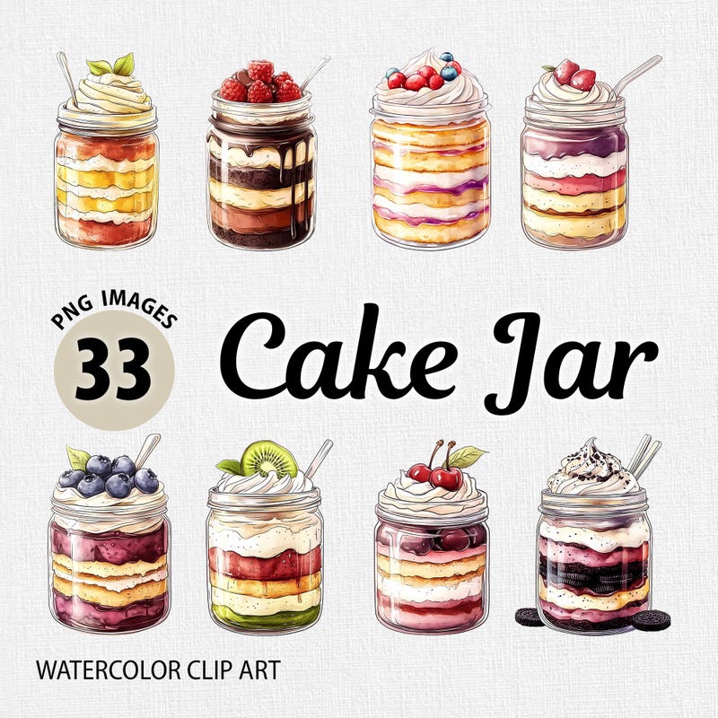 Cake in a Jar - Etsy
