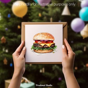 Watercolor Fast Food PNG Clipart Bundle, Fast Food Clipart, Burger PNG ...