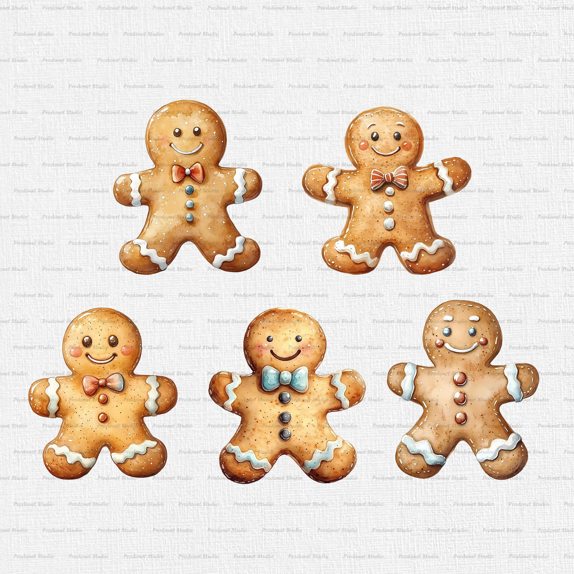 Christmas Gingerbread Man Cookie PNG, Instant Download, Commercial ...