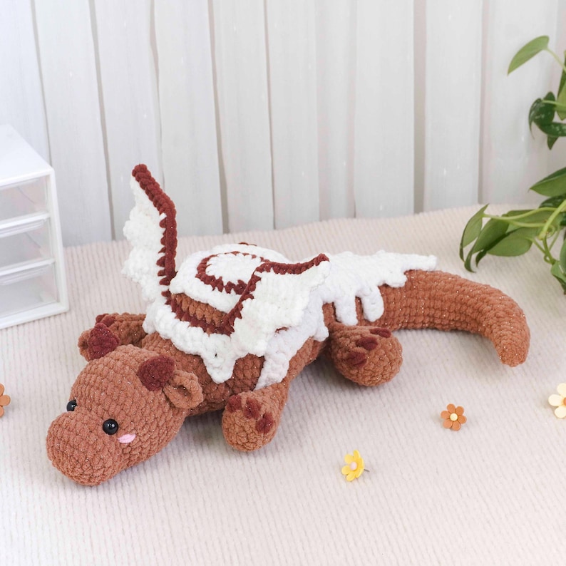 Sweet Treat Dragon Crochet Patterns Bundle, Donut Dragon Pattern, Cocoa ...