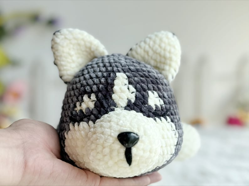 Husky Amigurumi Crochet Pattern Amigurumi Crochet Pattern - Etsy