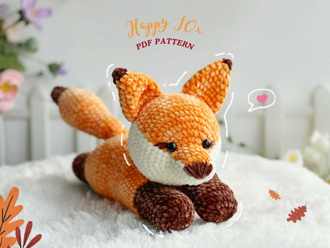 Fox Amigurumi Crochet Pattern, Amigurumi Crochet Pattern, Amigurumi ...