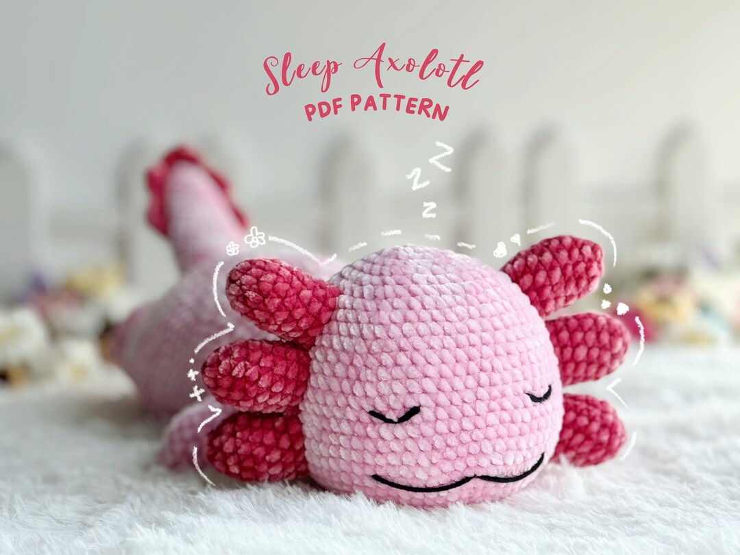 Axolotl Amigurumi Crochet Pattern, Amigurumi Crochet Pattern, Amigurumi ...